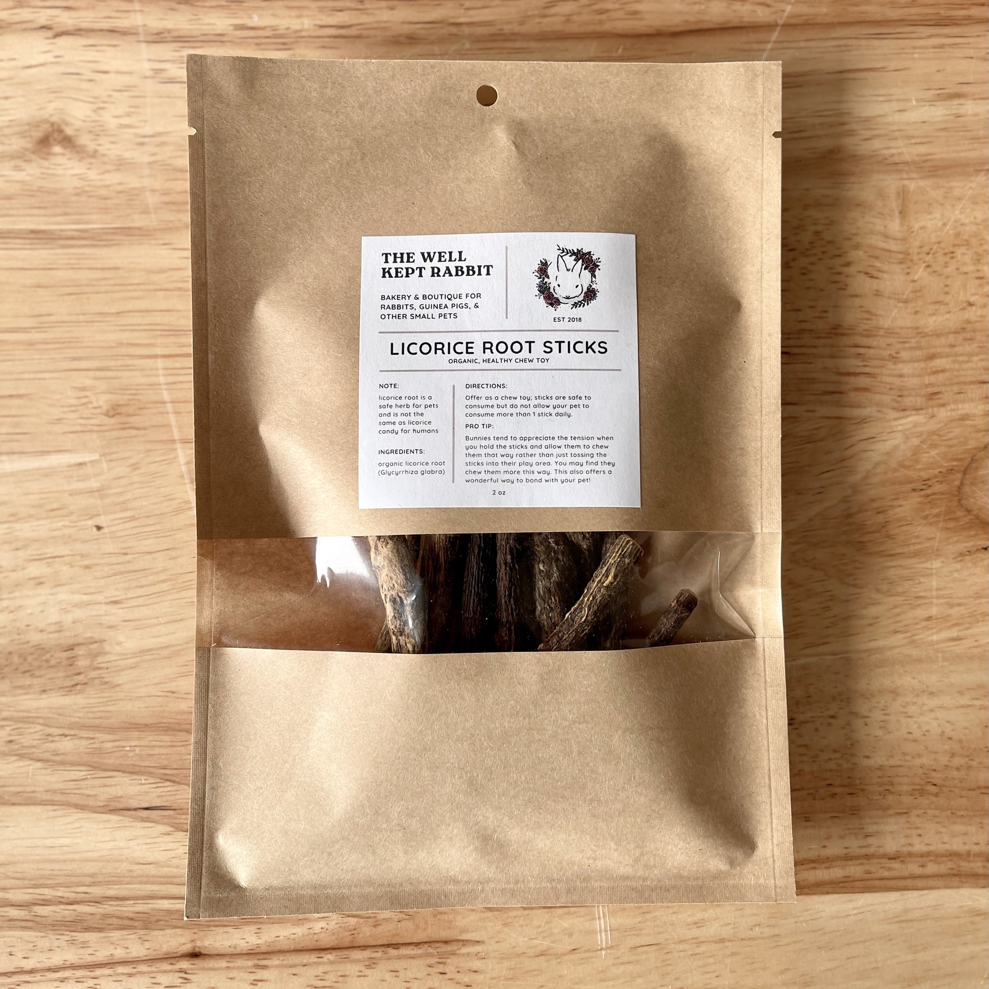 Organic Licorice Root Chew Sticks – Well Kept Rabbit